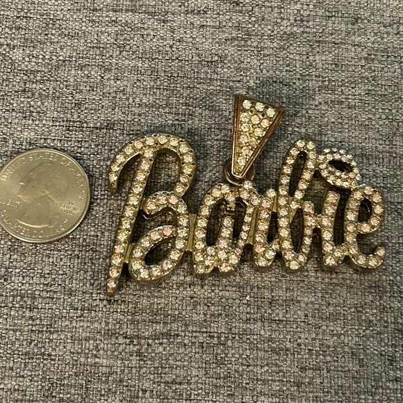 Barbie | Jewelry | Vintage Barbie 3 Pink Name Pendant Necklace ...